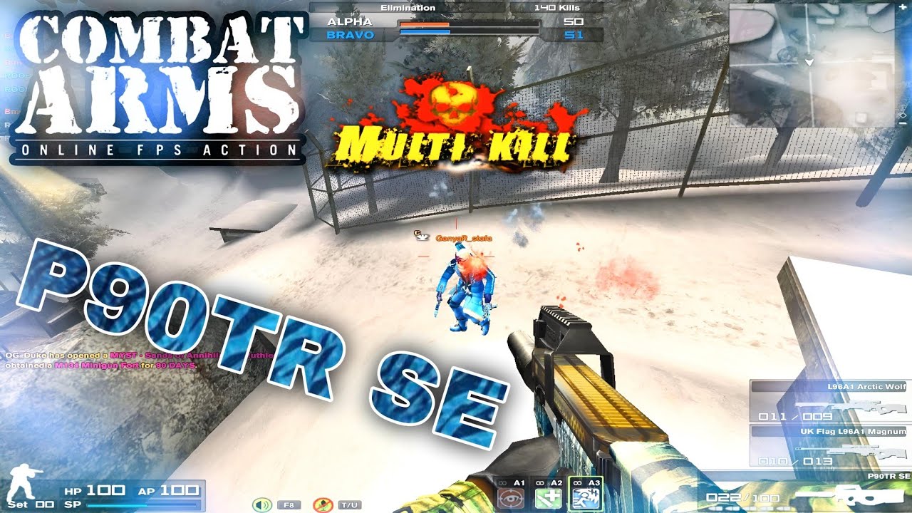 COMBAT ARMS CLASSIC : THE BEST WEAPON OF THE OLD PRIME TIME ! ︎ P90TR SE ︎| 4K | - YouTube