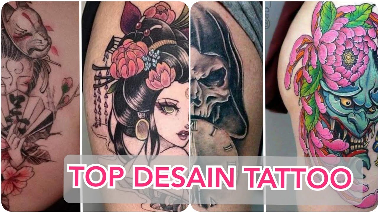 CONTOH GAMBAR TATTO KEREN 50 Desain tatto terbaru - YouTube