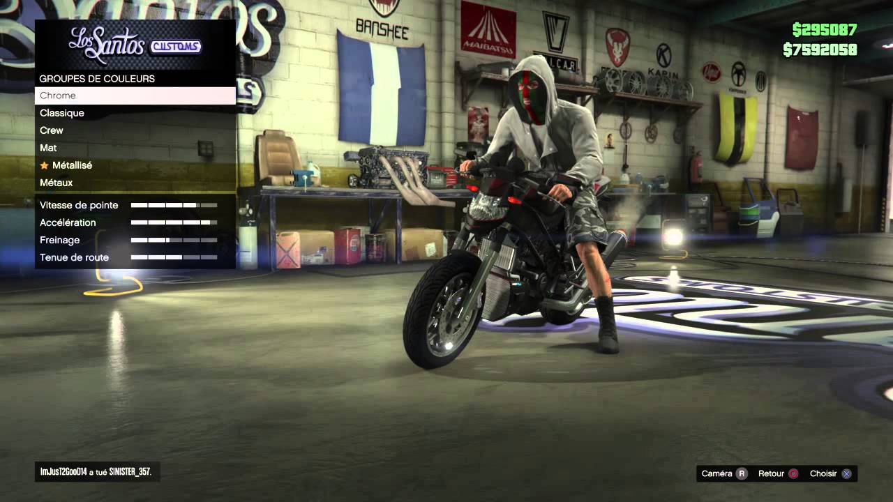 GTA 5 DLC BRAQUAGE CUSTOM TA PRINCIPE LECTRO NOUVELLE MOTO AVEC NITRO ...