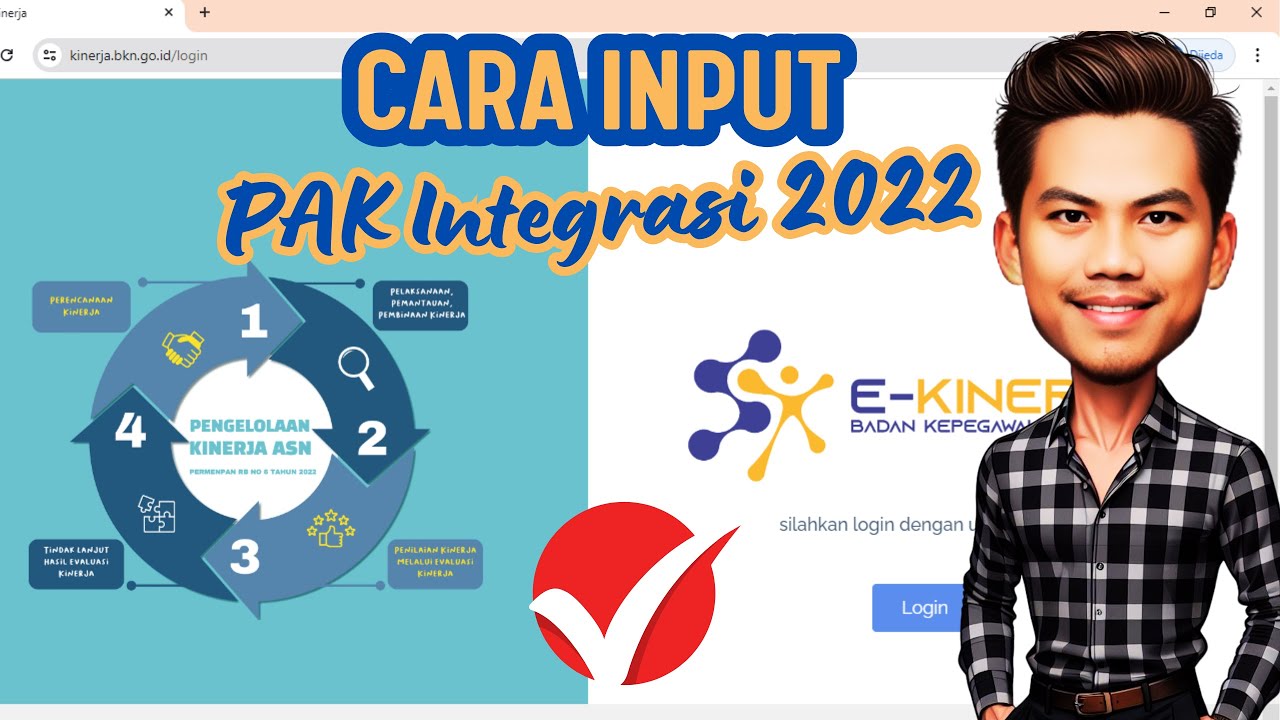 Cara Menginput PAK Integrasi Tahun 2022 di E Kinerja BKN - YouTube