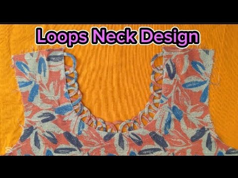 Round Neck Loops Design || @StitchingDesigner-iv9uu #fashion - YouTube
