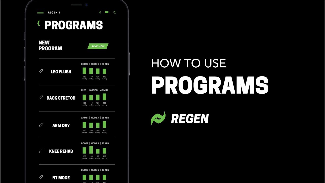 How to Use Programs — Rapid Reboot REGEN Control Unit - YouTube
