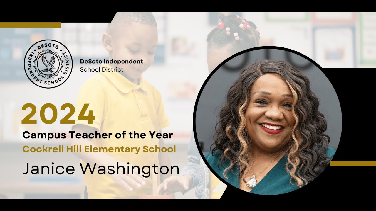 DeSoto ISD 2024 Cockrell Hill Elementary Campus Teacher of the Year ...