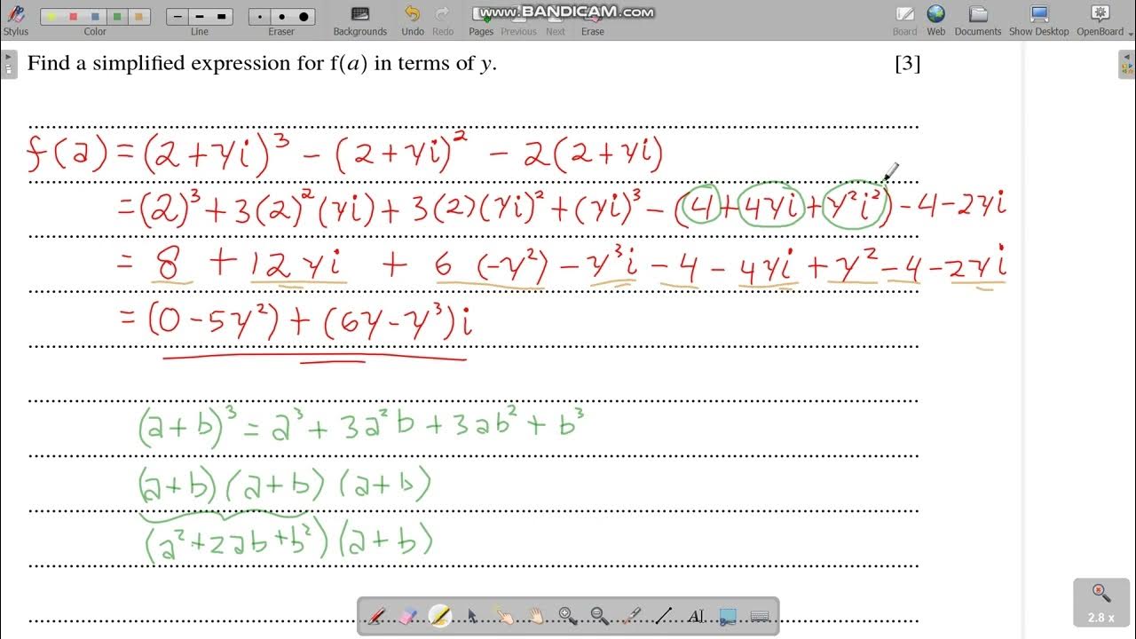 9709_s23_qp_32 Q5a,b Topic 3.9 Complex Numbers A Level Mathematics ...