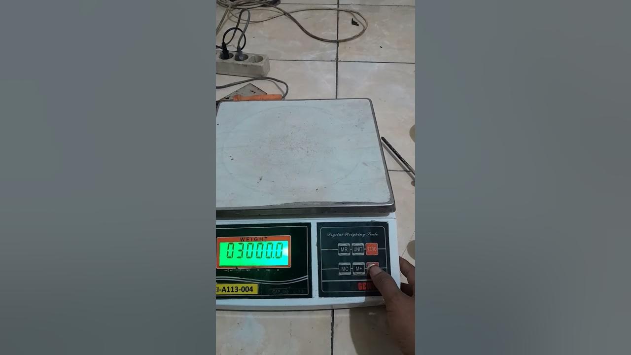 cara kalibrasi timbangan GEWINN. - YouTube
