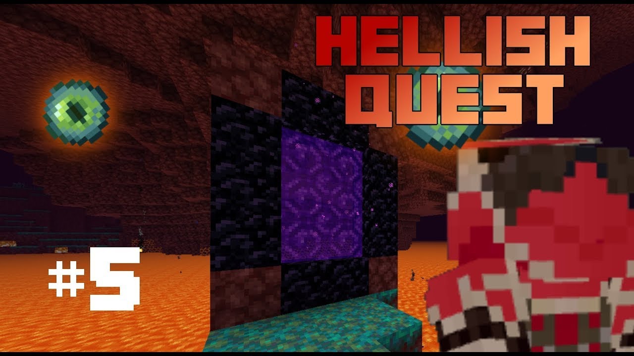 THE PORTAL! - 🔥Minecraft Hellish Quest Ep. 5🔥 - YouTube