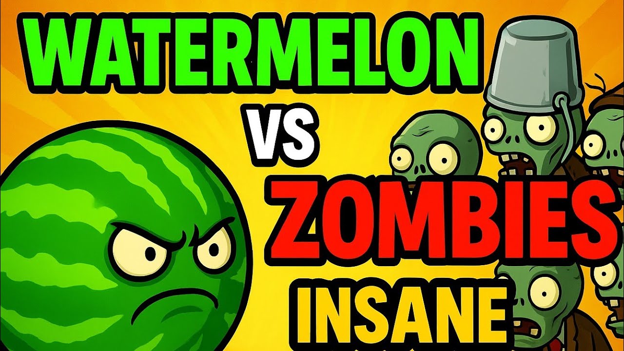🌱🍉 Watermelon vs ALL Zombies – INSANE Power Test! | PvZ Bonus Game ...