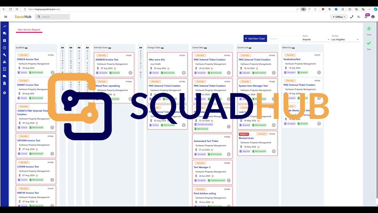 SquadHub Product Demo - YouTube