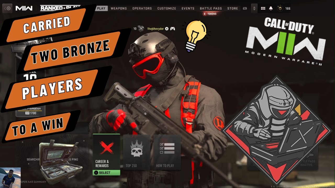 Carried Two Bronze Players To A Win || MW2 Ranked Play - YouTube