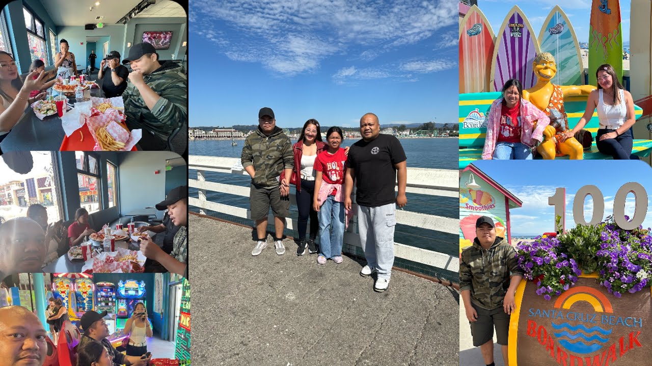 Santa Cruz Beach Boardwalk with Mom, Dad, and the kids || Santa Cruz ...