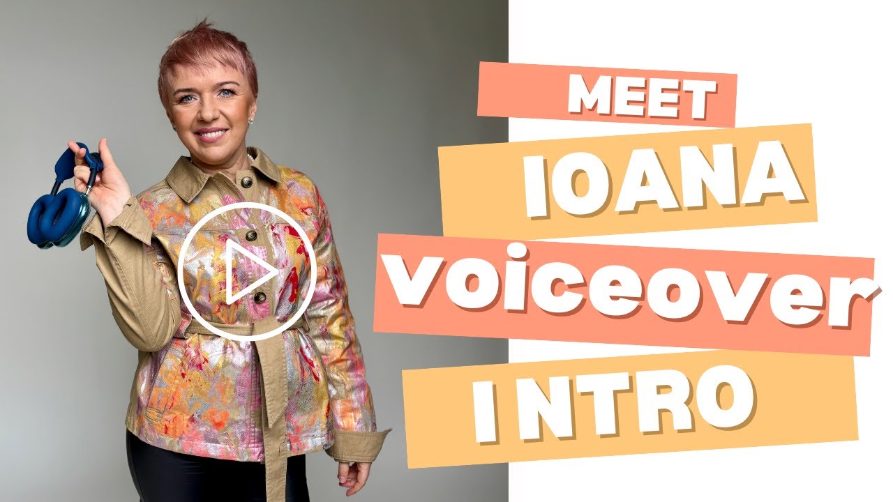Meet Romanian female voice over Ioana Botezan. Voice Artist ...