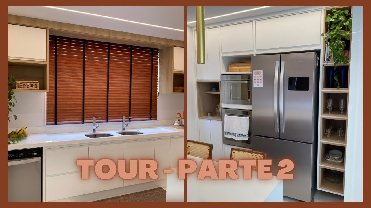 TOUR PELA COZINHA parte 2 | Abri TODOS OS ARMÁRIOS | Cozinha PLANEJADA - YouTube