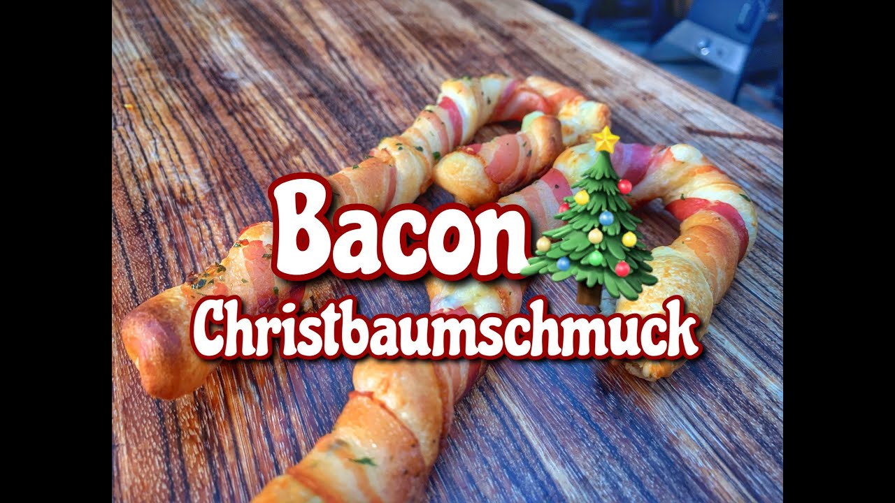 Bacon Christbaumschmuck - schmeckt super und sieht toll aus ...