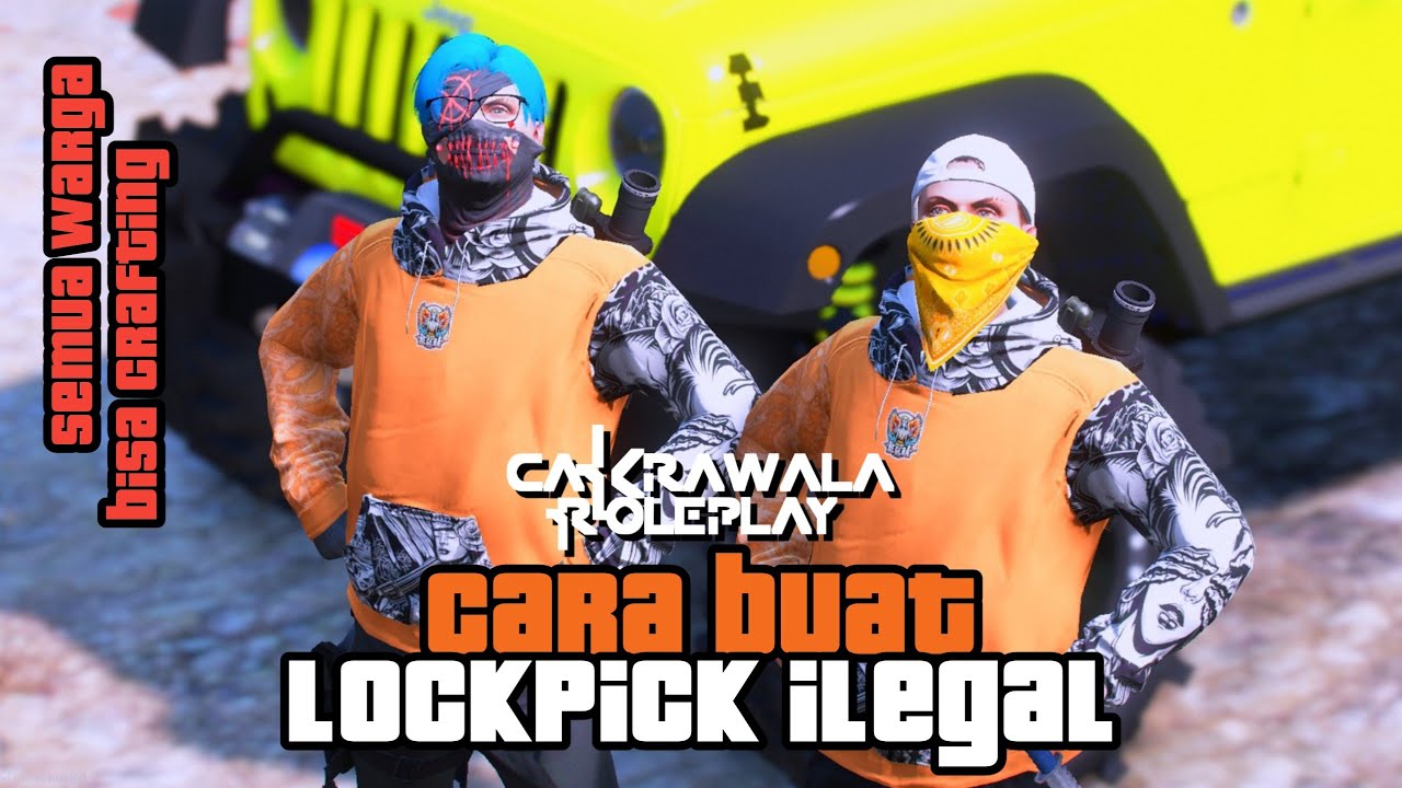TUTORIAL CARA PEMBUATAN LOCKPICK ILEGAL (CRAFTING) - GTA 5 ROLEPLAY ...