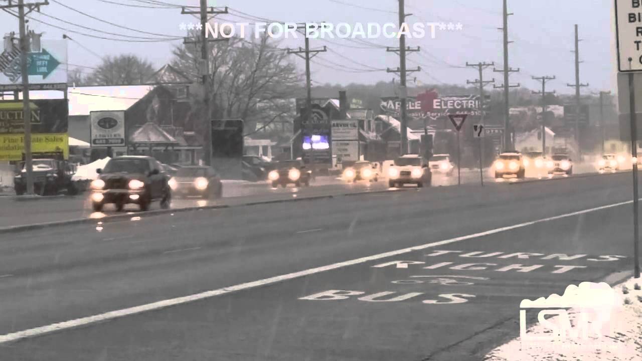 1-21-15 Lewes, DE Snowfall *Hunter Outten* - YouTube