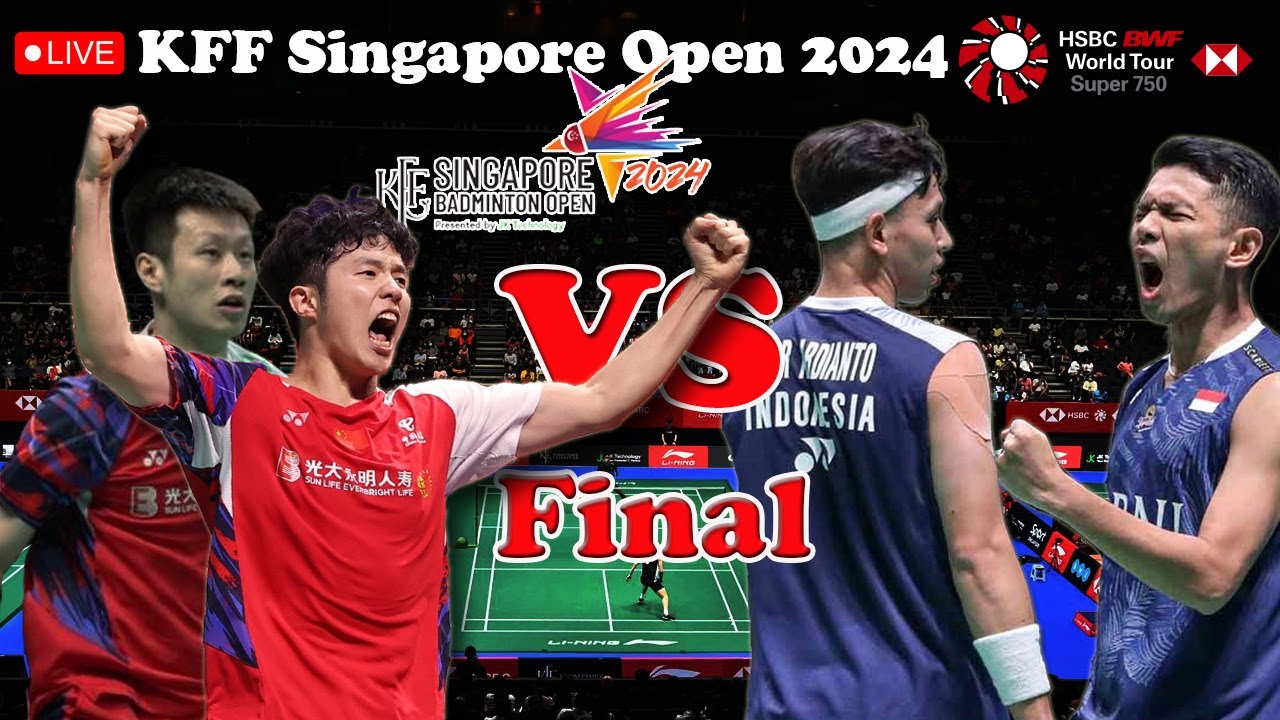 🔴 Live Badminton FINAL Singapore Open 2024 - YouTube