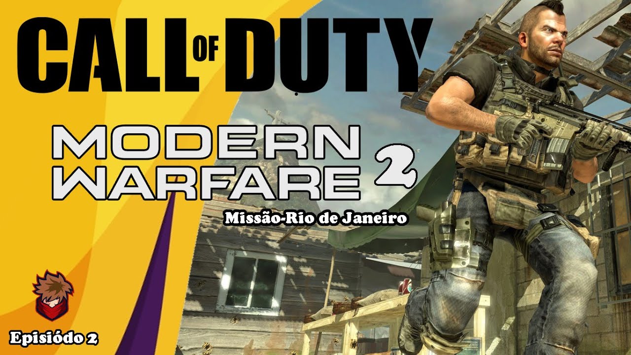 Call of Duty MODERN WARFARE 2 - Missão BRASIL Favelas do RIO DE JANEIRO ...