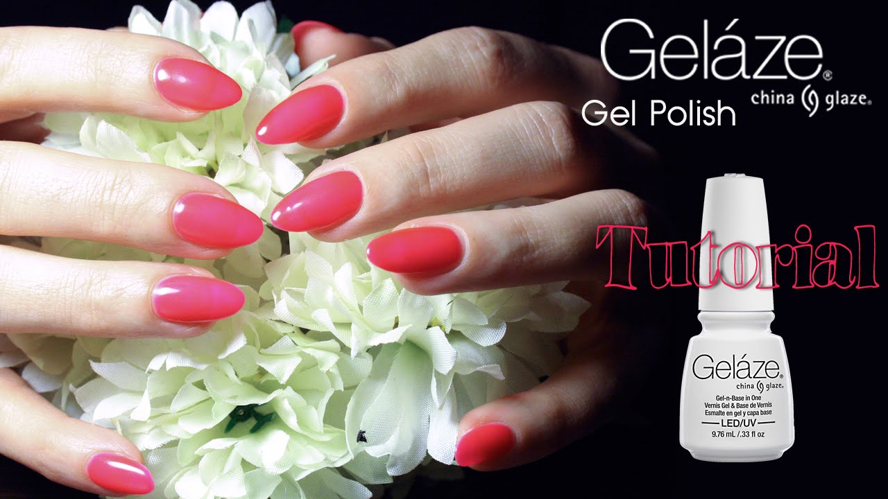 TUTORIAL: GELAZE BY CHINA GLAZE - YouTube