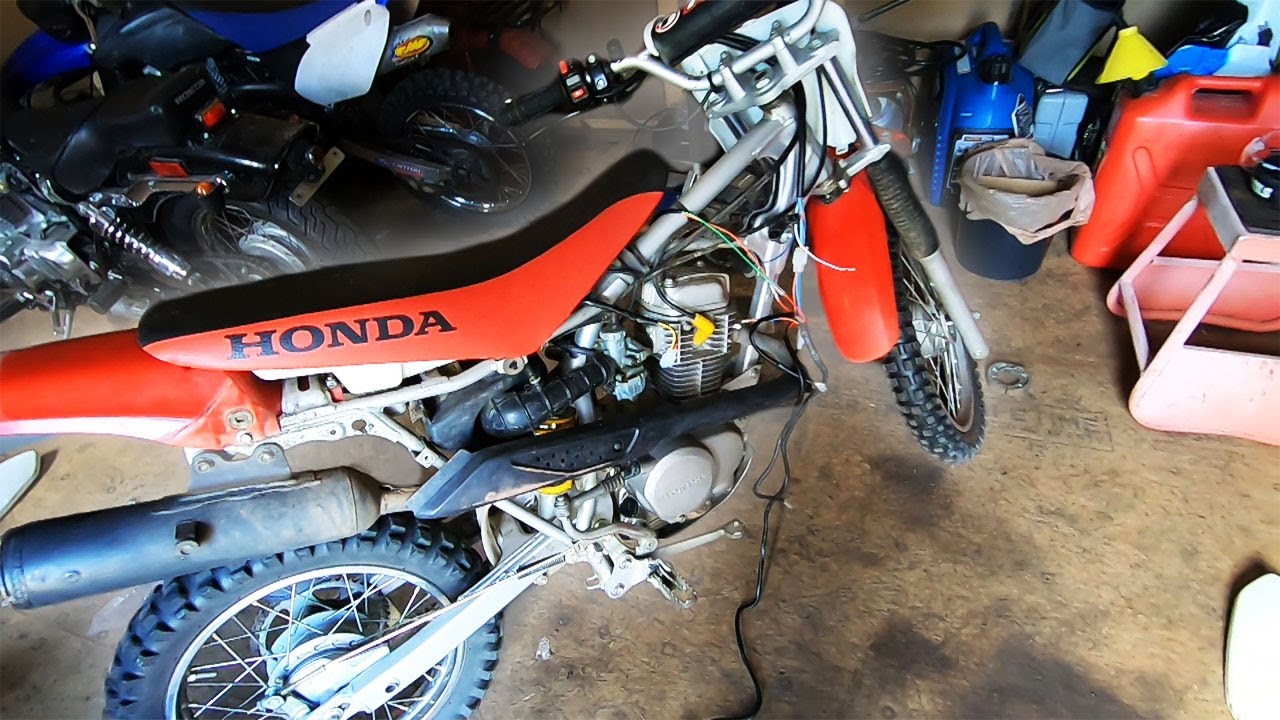 Street Legal Dirt Bike Build #2 Honda XR80r - YouTube