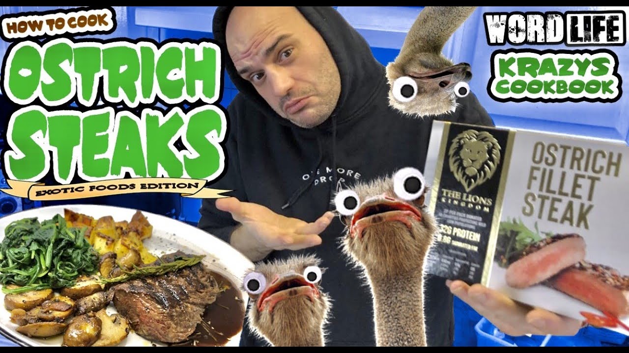 COOKING OSTRICH FILLET STEAKS - KRAZYS COOK BOOK - EXOTIC FOODS EDITION ...