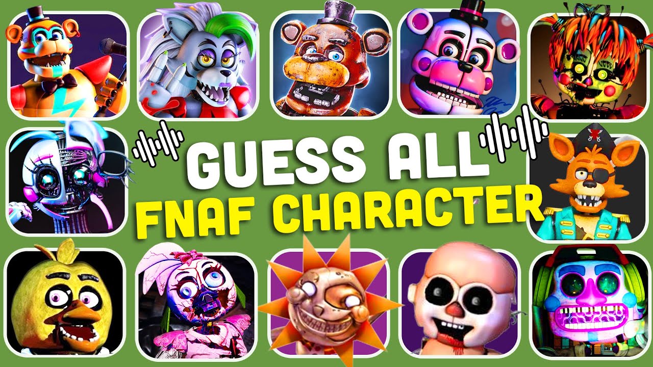 Guess The Fnaf Character By Voice | Five Nights At Freddy's Song | Fnaf ...