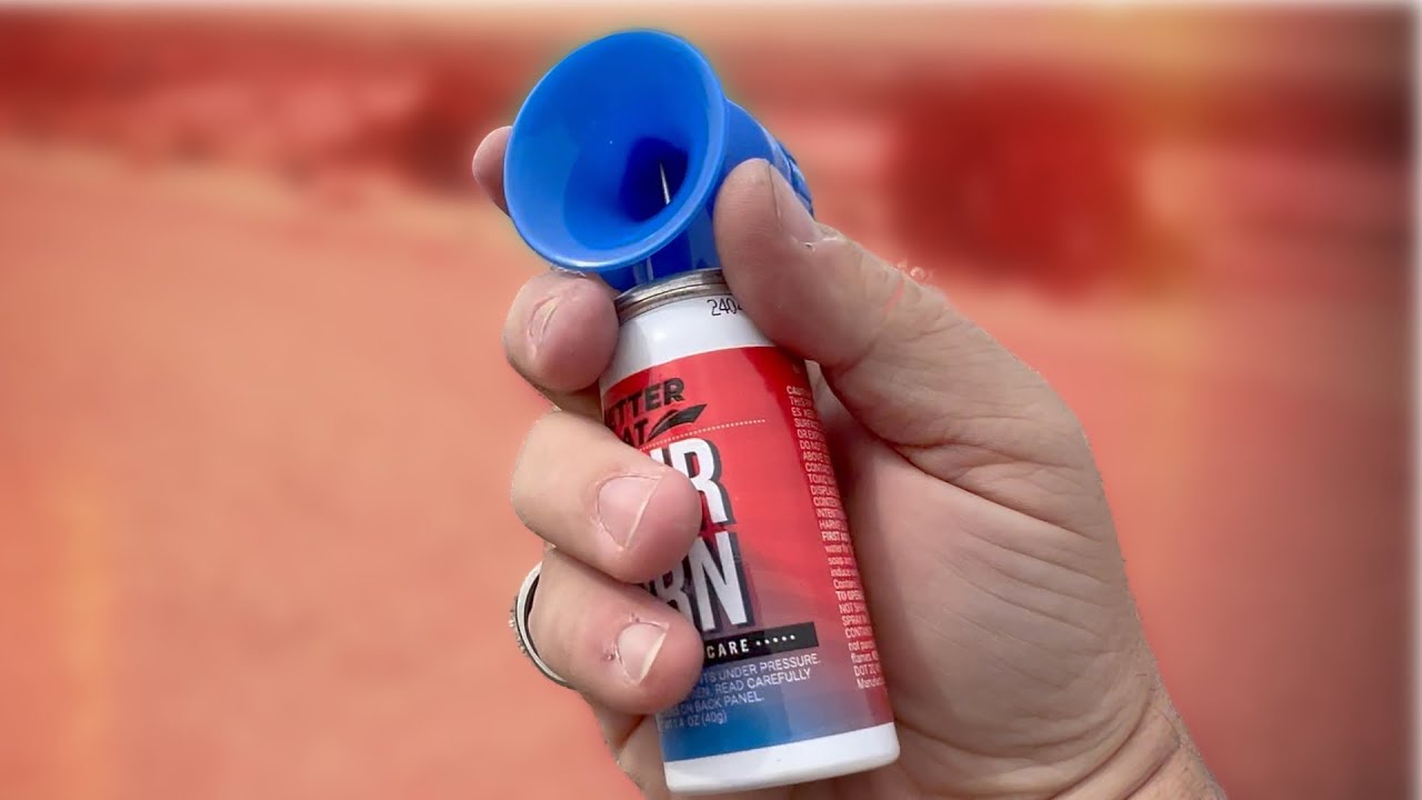 Air Horn Can for Boating & Safety Very Loud Canned Boat Accessories ...