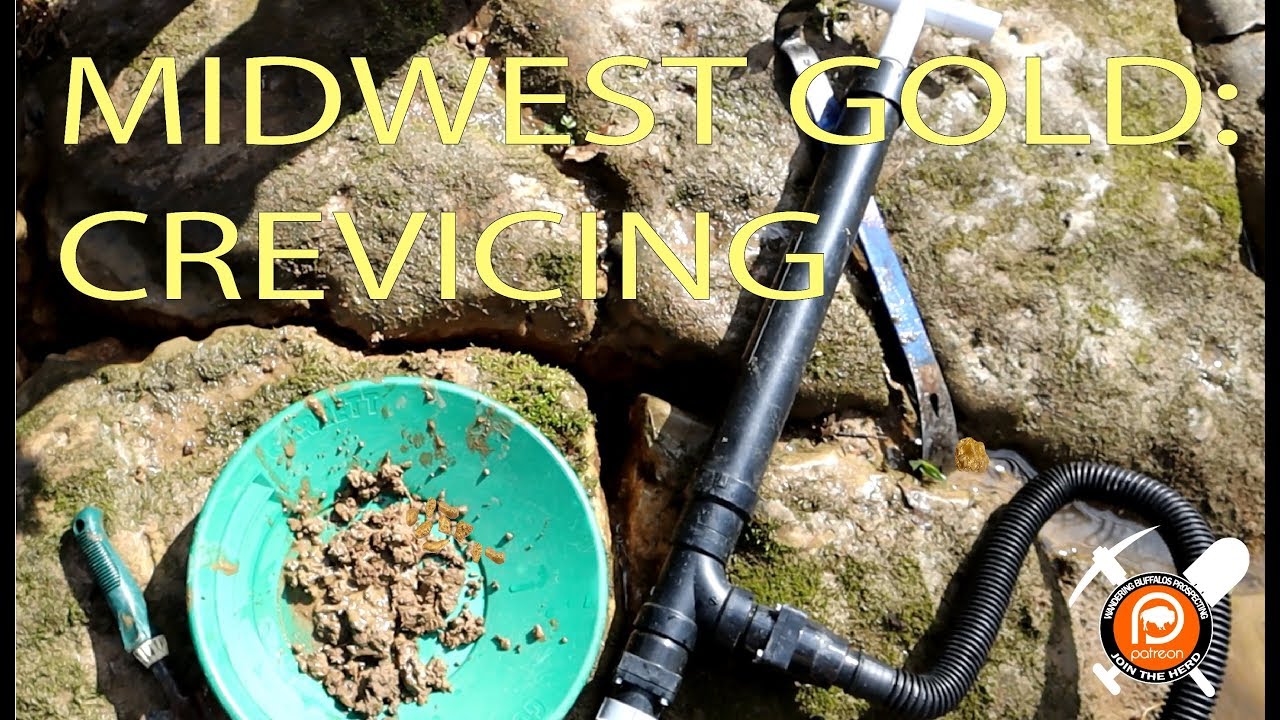 Find GOLD in exposed BEDROCK CREVICE - YouTube