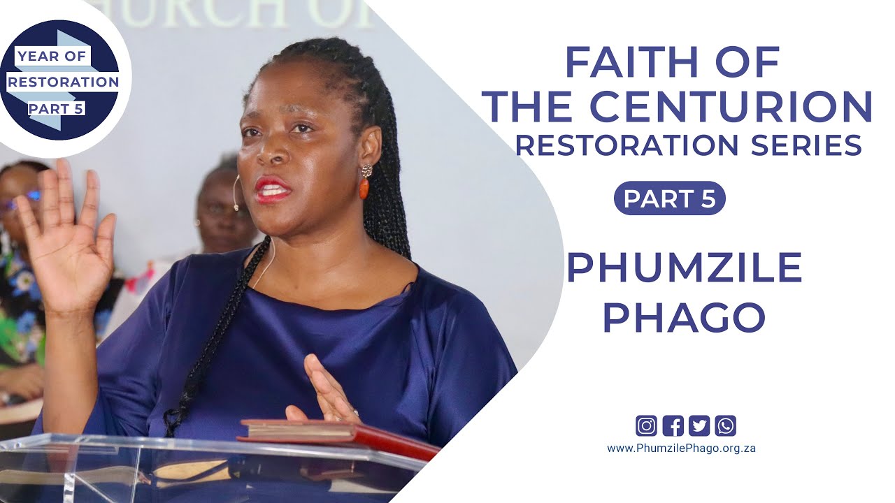 Phumzile Phago Sermon| Faith of the Centurion | 9 Feb 2025 | RSA Woman ...