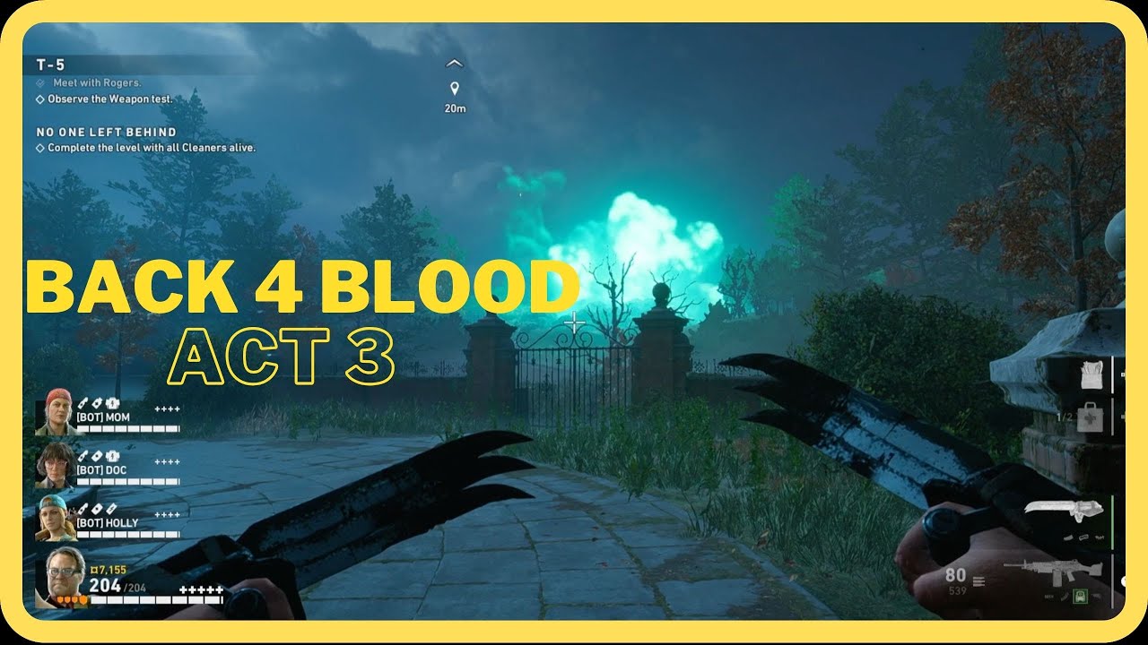 Back 4 Blood Act 3 Complete Walkthrough No Commentary Video - YouTube