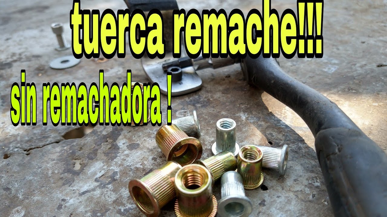 tuerca remache - YouTube