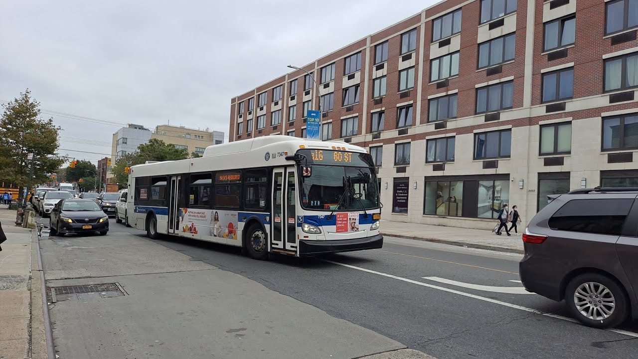 MTA NYCT Bus: 2015 New Flyer XD40 #7347 on the B16 - YouTube