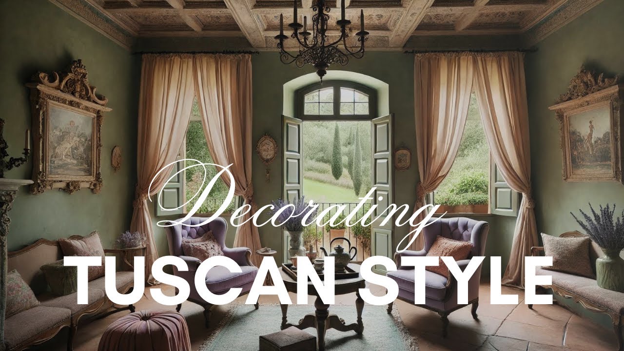 Tuscan Interior Design Style| 10 Decorating Tips with 100 Ideas - YouTube