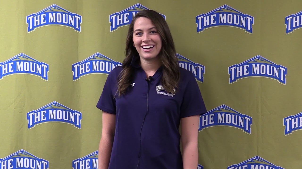 Mount St. Mary's 2017-18 Swimming Player Introductions: Bridget Vaughan ...
