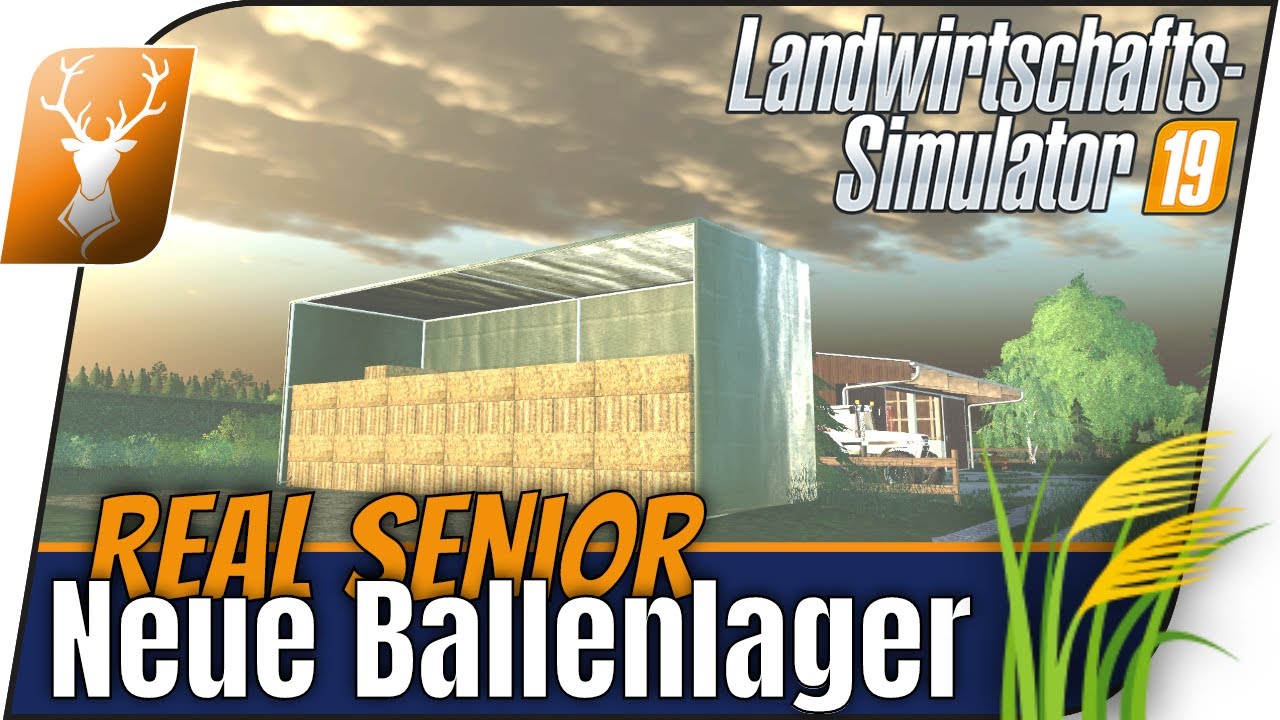 LS19 Map Real Ellerbach #12 - Neue Ballenlager für Stroh und Heu!// MP ...
