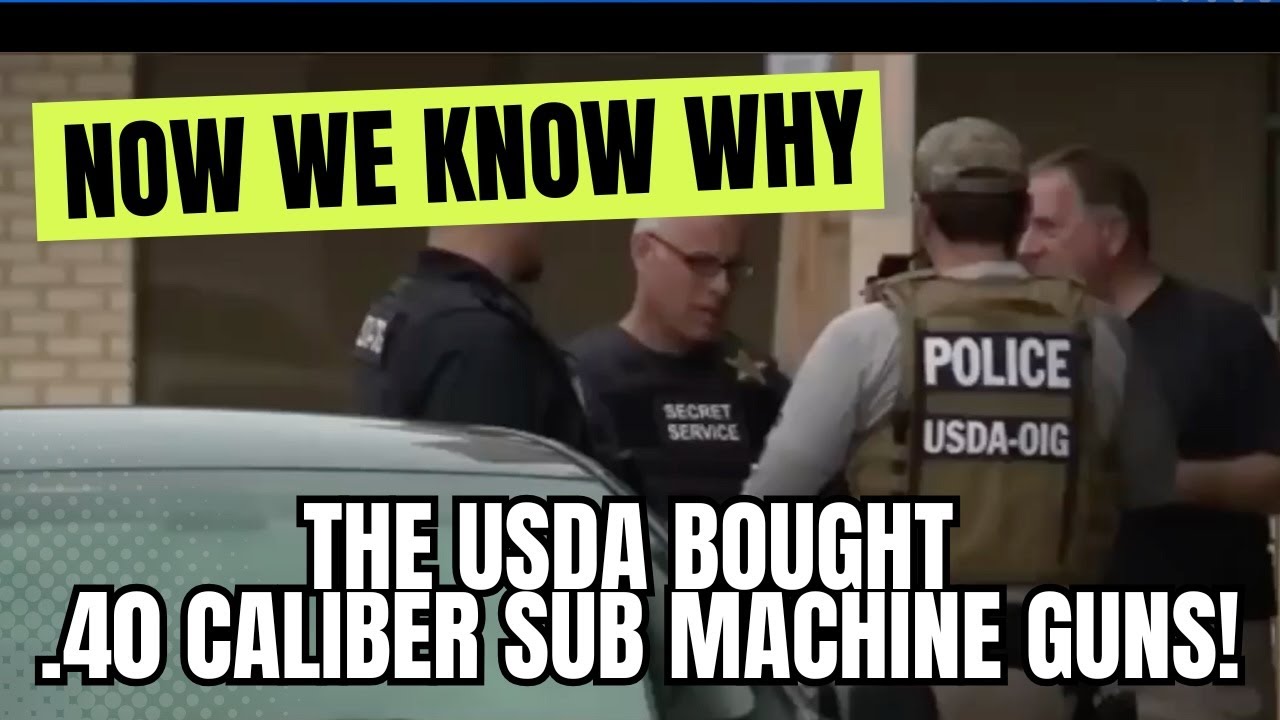 NOW We Know Why The USDA Bought .40 Caliber Sub Machine Guns! - YouTube