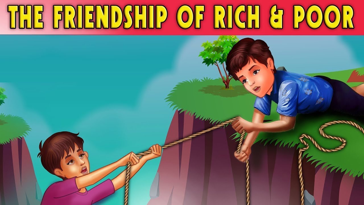 The poor friend and the Rich friend || Two friends Story English ...