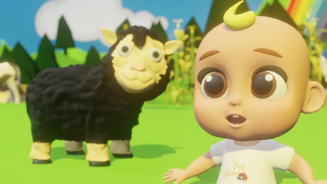 Baa Baa Black Sheep | Luck and Lily‬ Nursery Rhymes & Kids Songs - YouTube