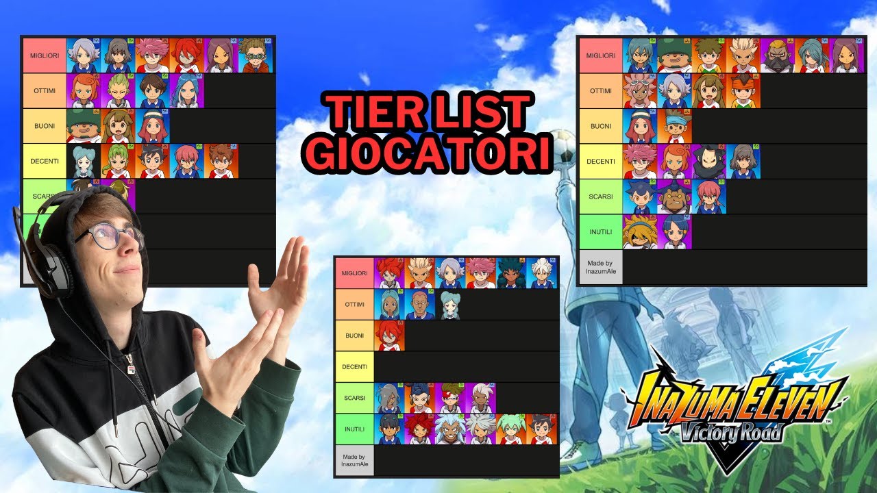 SPIEGO LE TIER LIST DEI GIOCATORI DI INAZUMA ELEVEN VICTORY ROAD! - YouTube