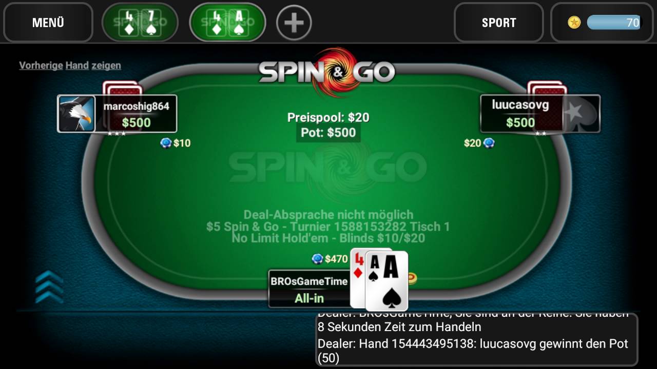 Spin & Go 5$ for a Million Pokerstars Poker With bro's 3-tables - YouTube