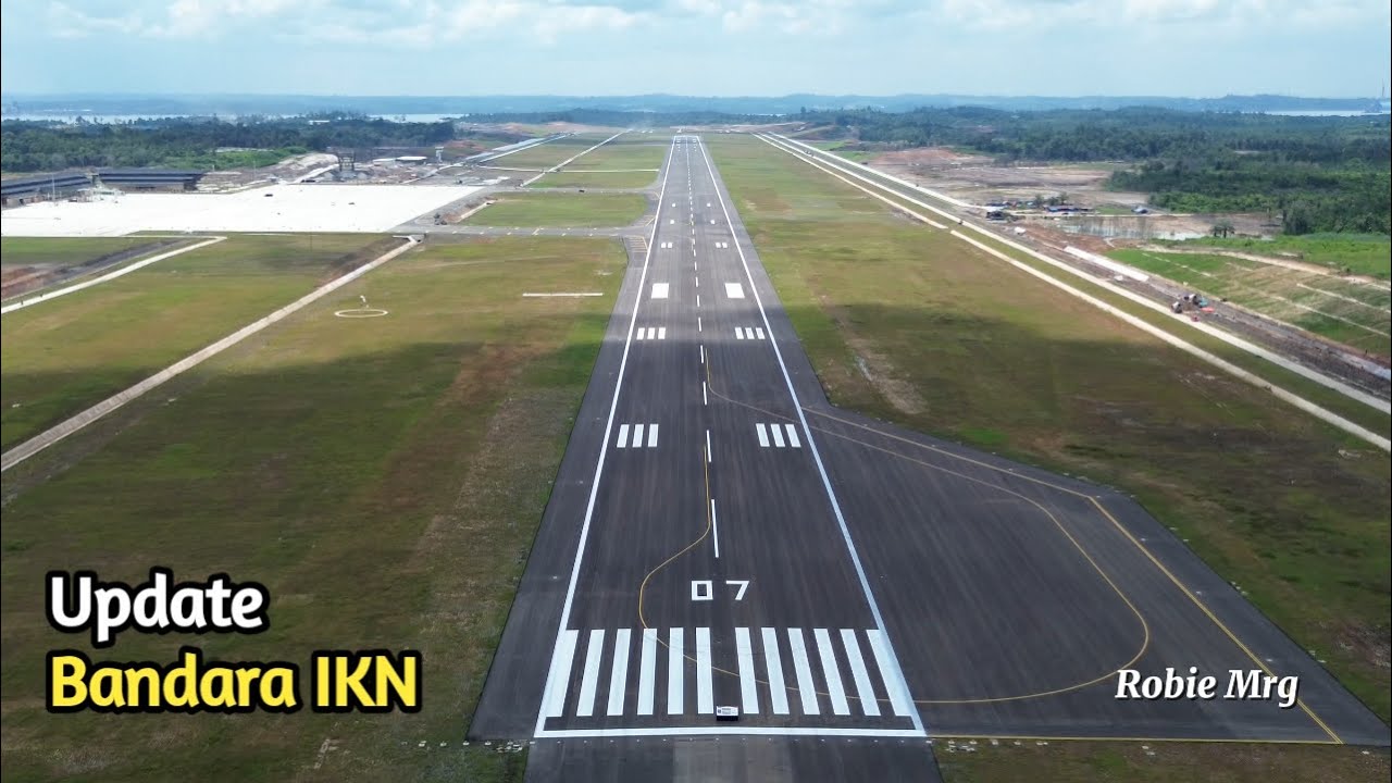 IKN Terkini! Update Bandara Nusantara di IKN - YouTube
