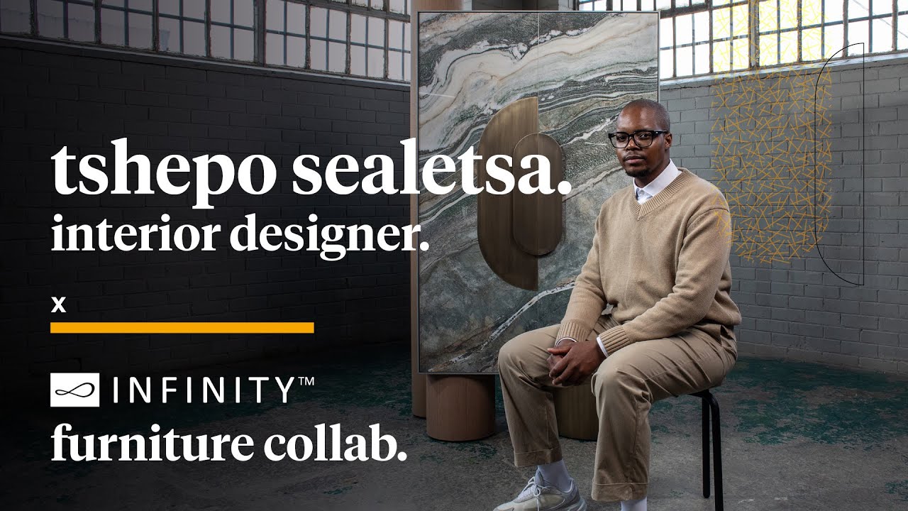 Tshepo Sealetsa x Infinity Surfaces Furniture Collab - YouTube