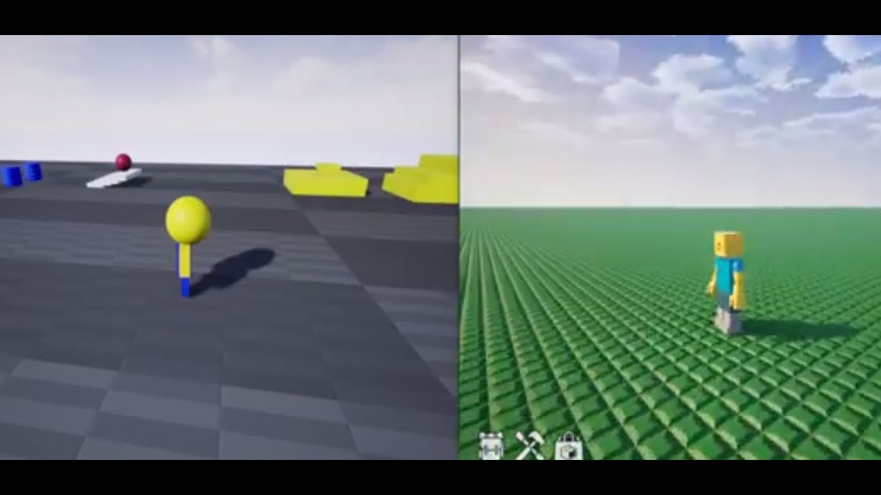 Roblox 2005 Remake 2021 vs Blockland Remake 2021 - YouTube