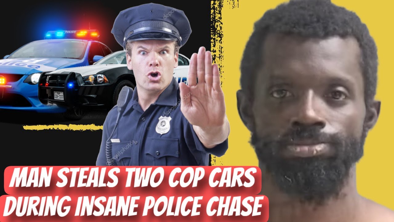 Man Steals TWO Cop Cars During Insane High Speed Chase REACTION ...