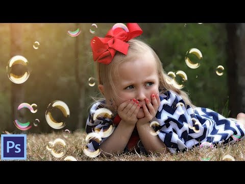 Photoshop📷 Tutorial - How to Add Bubbles Effect in Photoshop - YouTube