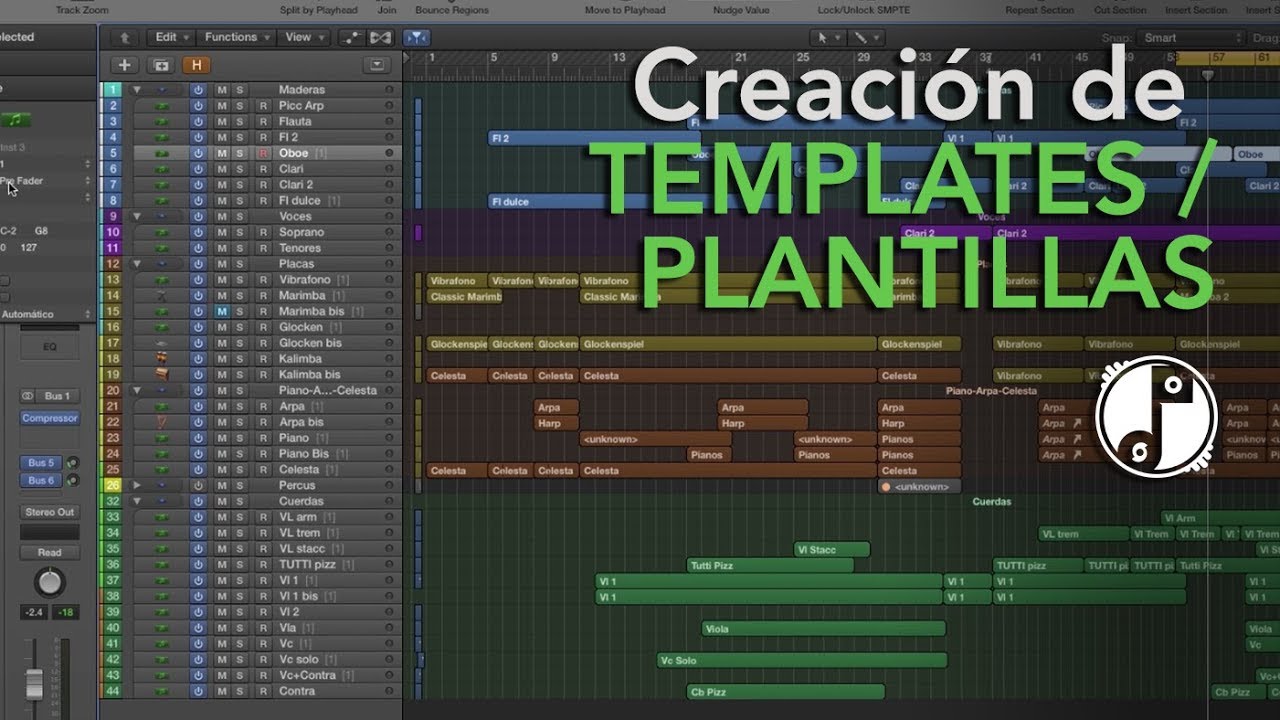 [Logic Pro X] Creación de Templates (Plantillas) - Paso a Paso ...