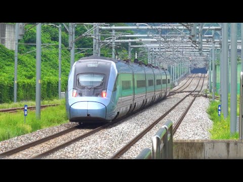 일반선에서 시속 200km로 질주하는 KTX-이음! 중앙선 아신역 열차영상 - YouTube