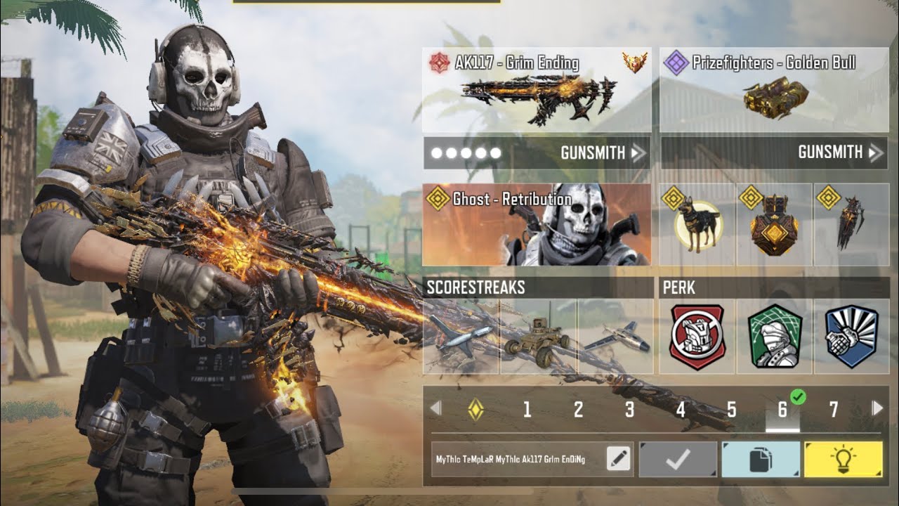 Mythic AK117 Grim Ending feels so hot with the Legendary GHOST ...