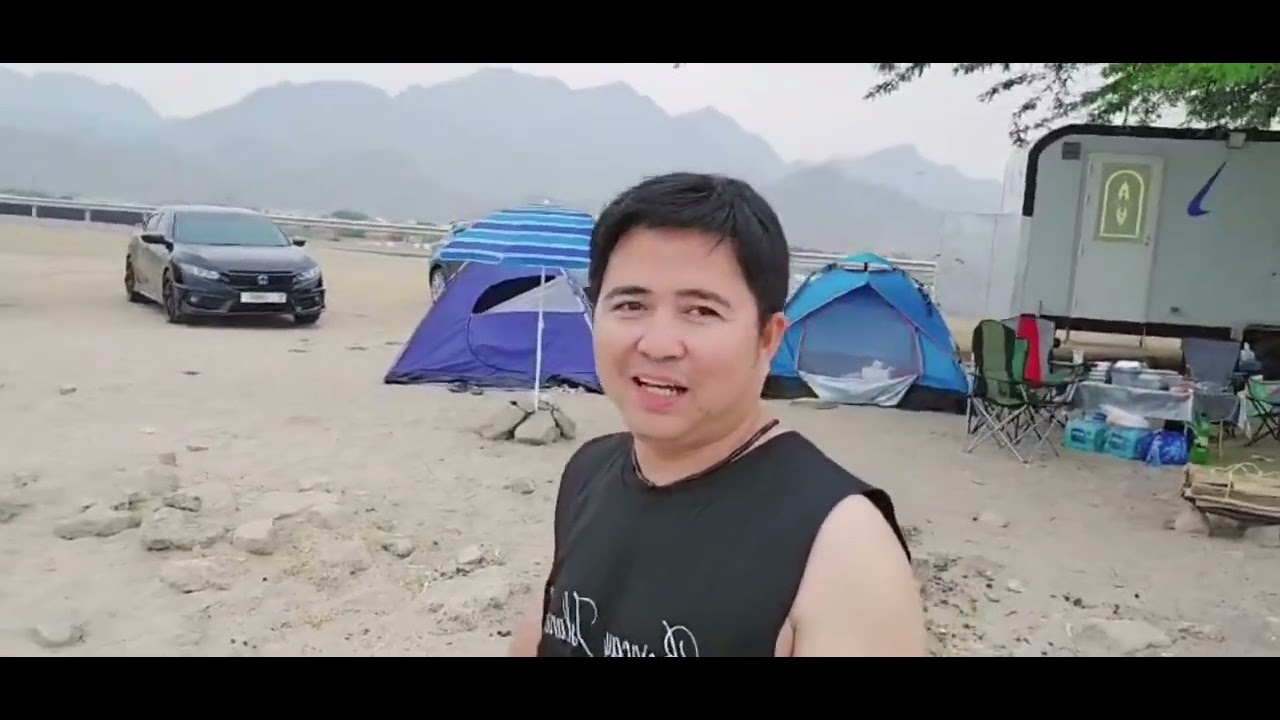 BEACH CAMPING, DIBBA BEACH FUJAIRAH [ Ep17 ] - YouTube