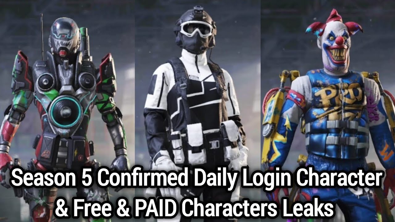 codm Season 5 Confirmed Free Character leaks 2023 | codm Season 5 Paid ...