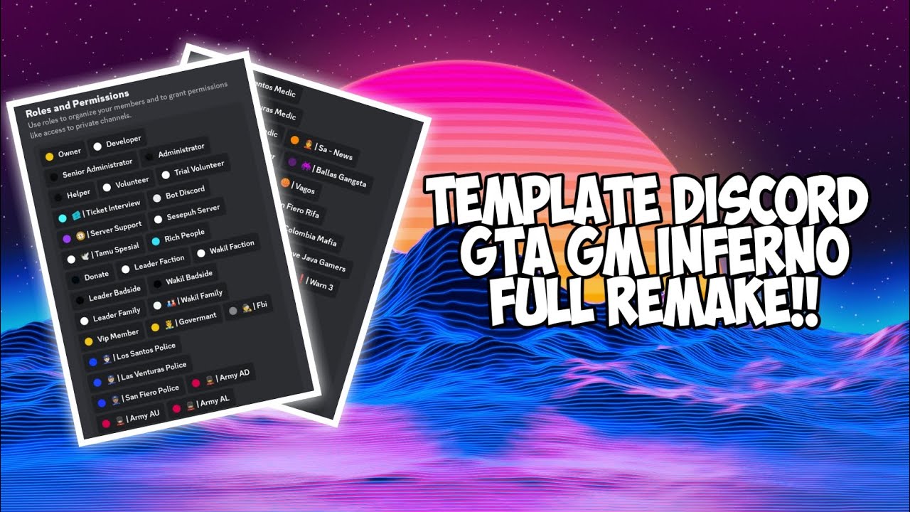 Template Discord GTA Samp GM Inferno Full Remake - YouTube